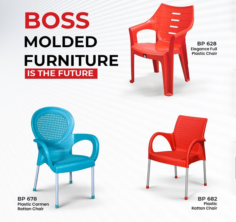 Boss Plastic Chairs & Tables – Stylish & Lightweight – BossPakistan