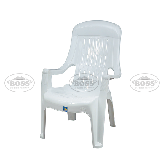 Boss BP-625 Full Plastic High Back Easy Chair – BossPakistan